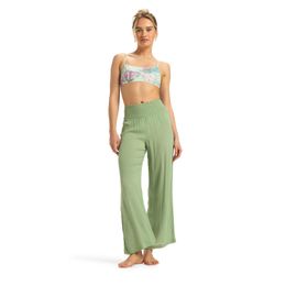 Roxy Damen Relaxhose "Along The Beach"gr&uuml;n, Gr. XL, Obermaterial: 100% Viskose., Hosen