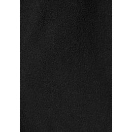 Polarino Damen Fleecejacke "Gro&szlig;e Gr&ouml;&szlig;en", schwarz, Gr. 48, unifarben, Fleece, Obermaterial: 100% Polyester, Jacken, f&uuml;r kalte Tage, aus Fleece,