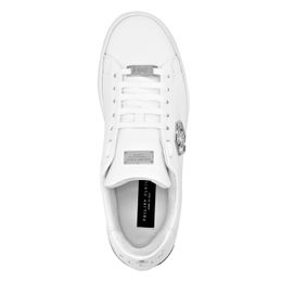 Philipp Plein Herren Sneaker "Hexagon", Gr. 42, wei&szlig;, Schuhe