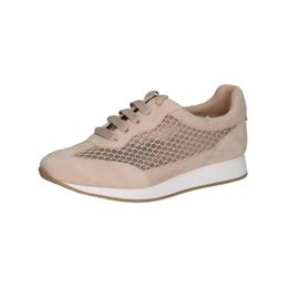 Peter Kaiser Damen Sneaker "Peter Kaiser Sneaker Leder/Textil", Gr. 39, beige, Leder, Textil, Schuhe