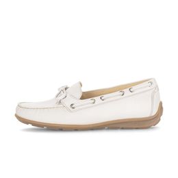 Gabor Damen Mokassin "Mokassin", Gr. 38wei&szlig;, Schuhe