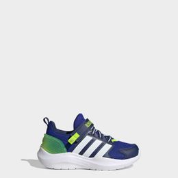 M&auml;dchen Sneaker "LIGHTORAMA RUNNER KIDS", adidas Sportswear, Gr. 33lucid blau, ftwr wei&szlig;, solar slime, Synthetik, Textil, Schuhe, mit Blinkfunktion