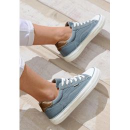ELBSAND Herren Sneaker "Schn&uuml;rschuh, Freizeitschuh, Stoffschuh, Halbschuh, Turnschuh", Gr. 37blau, Obermaterial: 96% Textilmaterial, 4% Lederimitat.