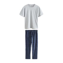 next Pyjama Herren Gr&ouml;&szlig;e XL marine / schoko / hellgrau