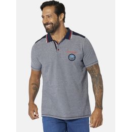 Jan Vanderstorm Herren Poloshirt "Poloshirt NOLTTI", blau, Gr. L, Obermaterial: 100% Baumwolle CO., Shirts