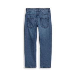 Tom Tailor Jungen Straight-Jeans, blau, Gr. 146, unifarben, Denim/Jeans, Obermaterial: 100% Baumwolle. Futter: 100% Baumwolle, Jeans, im Five-Pocket