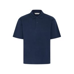 Casual Friday Herren Poloshirt "Poloshirt CFSveen", blau, Gr. M, Obermaterial: 40% Baumwolle CO. 40% Polyester PES. 20% Viskose CV., Shirts