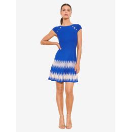 Lipsy Kleid Damen Gr&ouml;&szlig;e XL blau / offwhite