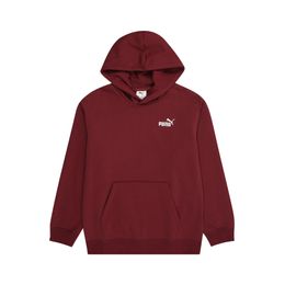 Puma Hoodie 'Ess No. 1' M&auml;dchen Gr&ouml;&szlig;e 164 burgunder / wei&szlig;