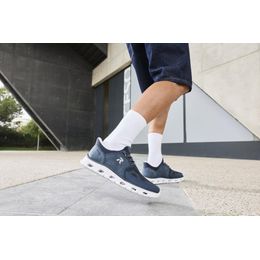 Rieker Herren Slip-On Sneaker "Ready2GO", Gr. 41, blau, Lederimitat, Textil, Schuhe, Schlupfschuh, Freizeitsneaker mit Gummizug und weichem Schaftrand