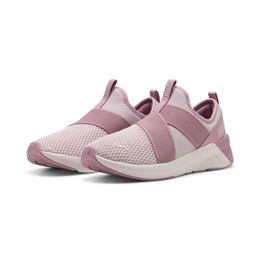 Puma Damen Laufschuh "SOFTRIDE Harli Slip-on Laufschuhe Damen", Gr. 42, rosa, Obermaterial: Synthetik, Textil; Futter: Textil; Innensohle: Textil;