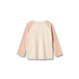 Wheat M&auml;dchen Longsleeve "Wheat T-shirt L/S Darrin"rose dust, Gr. 116, bedruckt, 100% Baumwolle, Shirts