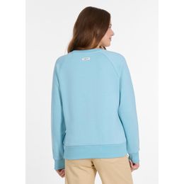 Ragwear Damen Sweatshirt "JOANN", blau, Gr. XL, unifarben, Sweatware, Obermaterial: 70% Baumwolle, 30% Polyester, Sweatshirts, mit