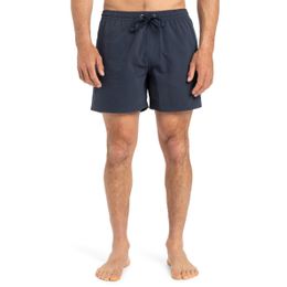 Quiksilver Herren Badeshorts "EVERYDAY VOLLEY 15", blau, Gr. S, unifarben, Web, Polyester, Badehosen, unifarbene Optik, mit kontrastfarbenen Details,