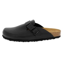 Lico Herren Pantolette "Bioline Clog", Gr. 47, schwarz, Synthetik, Schuhe