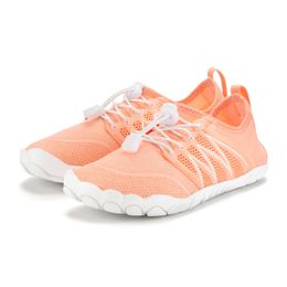 Venice Beach Damen Aquaschuh "Badelatsche, Badeschuhe, Badeschlappe, Barfu&szlig;schuh, leichter Slipper", Gr. 42, orange, Obermaterial: 100%