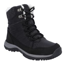 Hi-Tec Damen Wanderschuh "Hi-Tec Stiefel Riva Mid Wp Frauen", Gr. 40, schwarz, PU, Kunstfell, EVA, Gummi, Schuhe