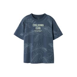name it T-Shirt 'NKMFERTO' Jungen Gr&ouml;&szlig;e 146/152 indigo / hellblau / hellgr&uuml;n