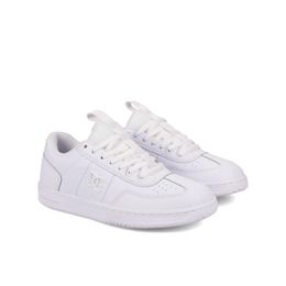 Sneaker DC Shoes "DC Astrix", Damen, Gr. 7(38), wei&szlig; (wei&szlig;, wei&szlig;), Obermaterial:61.35% Leder, 38.65% Synthetikmaterial;, Schuhe Sneaker