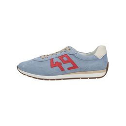 Ara Damen Plateausneaker "Ara Sneaker Veloursleder", Gr. 42, blau, Veloursleder, Schuhe