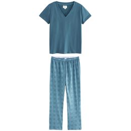 next Pyjama Damen Gr&ouml;&szlig;e XS blau Winterkleid