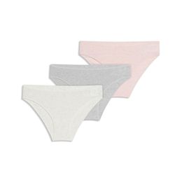 Puma Damen Slip "Puma Slips (3er-Pack) Damen", Gr. Smulticolor 150 not defined, 56% Baumwolle, 38% Modale, 6% Elasthan, Unterhosen