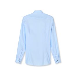 OLYMP Herren Businesshemd "OLYMP Level Five, Body Fit, Royal Kent mit extra langem Arm", blau, Gr. 39, 97% Baumwolle, 3% Elastolefin, Hemden