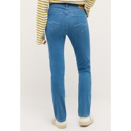 Angels Damen Straight-Jeans "CICI", blau, Gr. 34, Web, Obermaterial: 89% Baumwolle, 8% Polyester, 3% Elasthan, Jeans, in Slim Fit-Passform