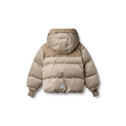 Wheat Jungen Winterjacke "Wheat Puffer Jacket Mads"stone grau, Gr. 98, mehrfarbig, 100% Polyester, Jacken, winddicht