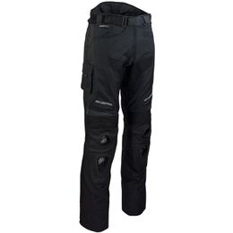 Roleff Motorradhose "RO 490", 3XL, N-Gr, schwarz, Hosen, wind- und wasserdicht, atmungsaktiv