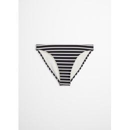 Marc O'Polo MARC O'POLO Damen Bikini-Hose "Essentials", schwarz-wei&szlig;, Gr. S, Obermaterial: 84% Polyamid, 16% Elasthan, Badehosen