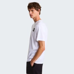 The North Face Herren T-Shirt "M EVOLUTION BOX HALF DOME REGULAR SHORT SLEEVE TEE", wei&szlig;, Gr. M, Obermaterial: 60% Baumwolle, 40% Polyester, Shirts,