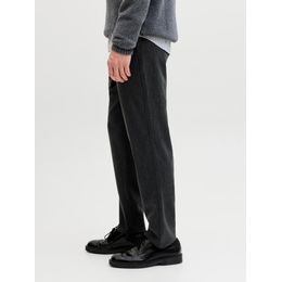 Jack & Jones JACK & JONES Herren Chinos "JPSTOLLIE CONNOR CHINO NOOS", grau, Gr. 34, unifarben, Web, Obermaterial: 69% Polyester, 29% Viskose, 2% Elasthan, Hosen,