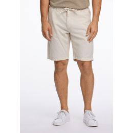 LINDBERGH Herren Shorts "Leinenshorts Relaxed Fit", beige, Gr. XS, unifarben, Obermaterial: 55% Leinen, 45% Baumwolle, Hosen