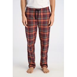 LINDBERGH Herren Schlafhose "Pyjamas Loose Fit", Gr. Mburgundy, Obermaterial: 100% Baumwolle, kariert, Hosen