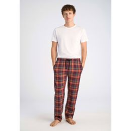 LINDBERGH Herren Pyjamahose "Pyjamahose Loose Fit", Gr. M, bunt, Obermaterial: 100% Baumwolle, kariert, Hosen