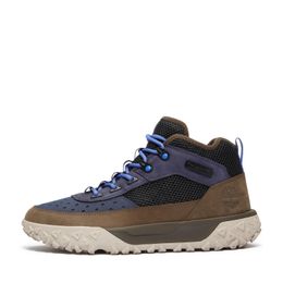 Timberland Herren Chelseaboots "GREENSTRIDE MOTION 6MID LACE UP SNEAKER", Gr. 47,5dunkelblau nubuck, Leder, Schuhe, Winterstiefel, Schn&uuml;rstiefel,