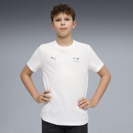 Puma Kinder T-Shirt "BMW M MOTORSPORT Essentials T-Shirt Jugendliche"wei&szlig;, Gr. 176, Obermaterial: 100% Baumwolle. Rippe: 80% Baumwolle, 20%