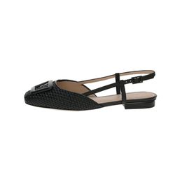 Peter Kaiser Damen Ballerina "Peter Kaiser Ballerinas Nappaleder", Gr. 38,5, schwarz, Nappaleder, Schuhe