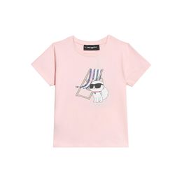K by KARL LAGERFELD Karl Lagerfeld T-Shirt M&auml;dchen Gr&ouml;&szlig;e 152 cappuccino / rosa / schwarz / offwhite