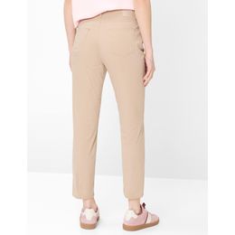 Brax Damen 5-Pocket-Hose "Style MARY S", beige, Gr. 40, Web, 78% Baumwolle, 19% Lyocell, 3% Elasthan, Hosen