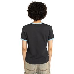 Element Damen T-Shirt "Second Nature Ringer", schwarz, Gr. S, Obermaterial: 100% Baumwolle., Shirts