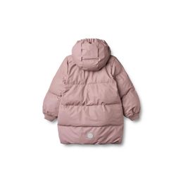 Wheat M&auml;dchen Winterjacke "Wheat PU Puffer Jacket Coast", rosa, Gr. 110, unifarben, 100% Polyester, Jacken, winddicht
