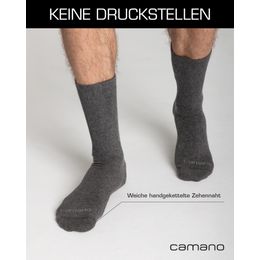 Camano Damen Diabetikersocken "comfort", Gr. 39, grau, Baumwollmischung, meliert, Socken, mit besonders Venen-freundlichem Material