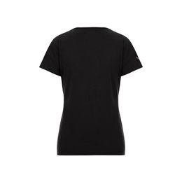 TRIGEMA Damen T-Shirt "TRIGEMA Damen T Shirt aus Biobaumwolle", schwarz, Basic, Gr. L, Single Jersey, 100% Baumwolle (Bio-Baumwolle kbA), Shirts