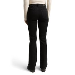 Tom Tailor Damen Schlagjeans "TTSTELLA Bootcut", schwarz, Gr. 30, unifarben, Denim/Jeans, Obermaterial: 99% Baumwolle, 1% Elasthan. Futter: 65%