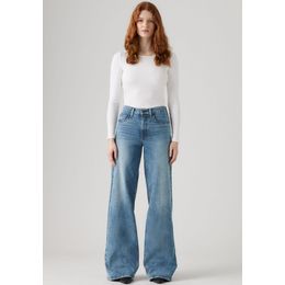 Levi's LEVI'S Damen Schlagjeans "Levi's 728 High-Rise Wide-Leg Jeans", blau, Gr. 29, Denim/Jeans, Obermaterial: 98% Baumwolle, 2% Elasthan, Jeans, weite