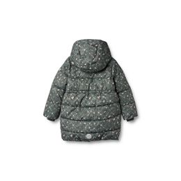 Wheat M&auml;dchen Winterjacke "Wheat Puffer Coat Yrsa", gr&uuml;n, Gr. 110, mehrfarbig, 100% Polyester, Jacken, reflektierend
