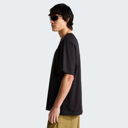The North Face Herren T-Shirt "M TNF ESSENTIAL SIMPLE DOME OS SS TEE", schwarz, Gr. L, Jersey, Obermaterial: 100% Baumwolle, Shirts, Kurzarmdesign,