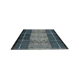 Teppich, B:200cm H:5mm L:285cm, blau, Kunstfaser, Polyester, Polypropylen, Wohnzimmer, Teppiche